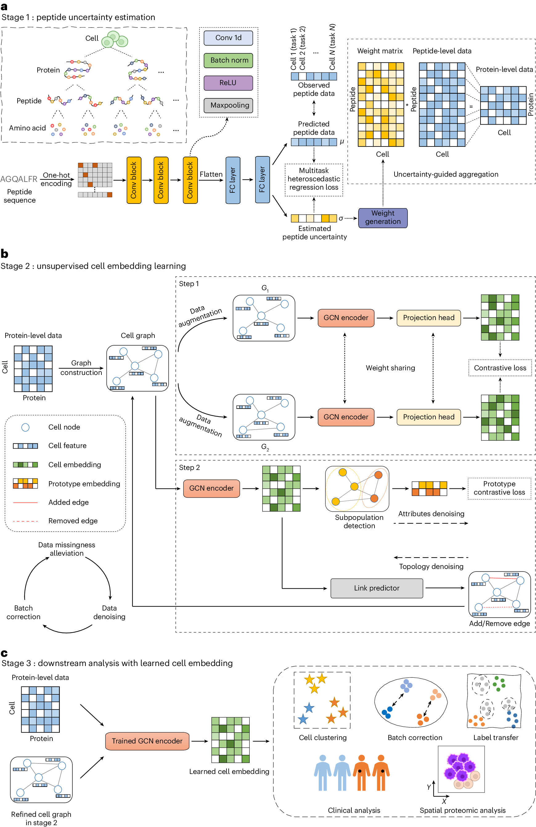 scPROTEIN: A Versatile Deep Graph Contrastive Learning Framework for Single-cell Proteomics ...